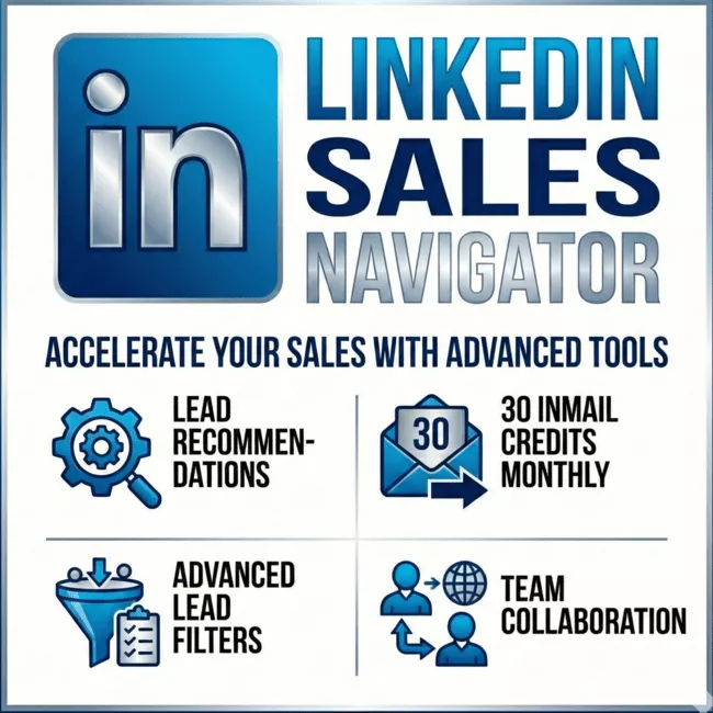 Get Linkedin sales navigator – Premium At Cheap Subscription & Accounts